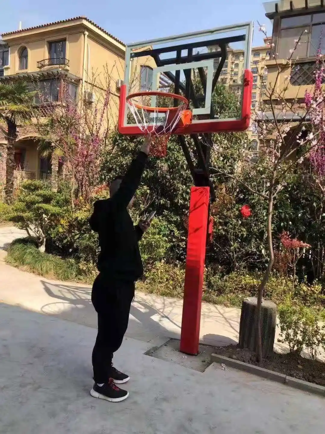 Cheap Price Heavy Duty Basketball Board Tempered Glass