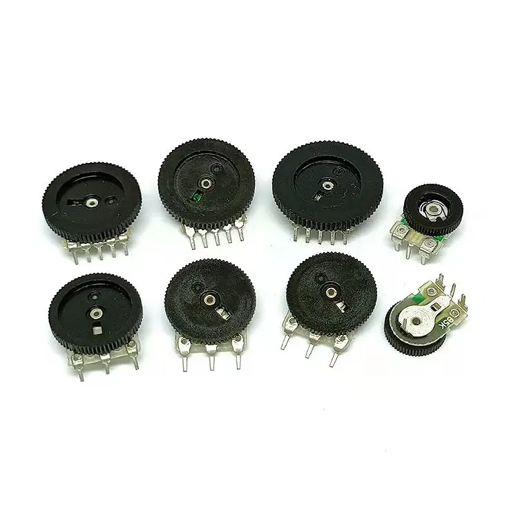 Ec112 5-pin Rotary Encoder Switch With Metal Handle For Vertical ...