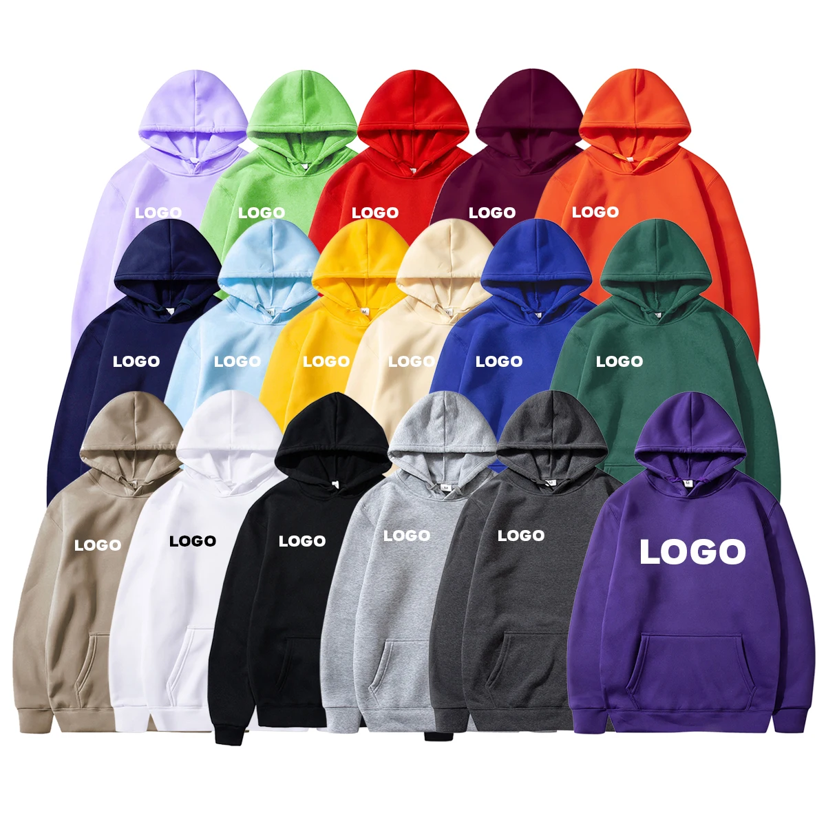 High Quality Plain Blank Custom Silk Screen Puff Dtg Printed 100% ...