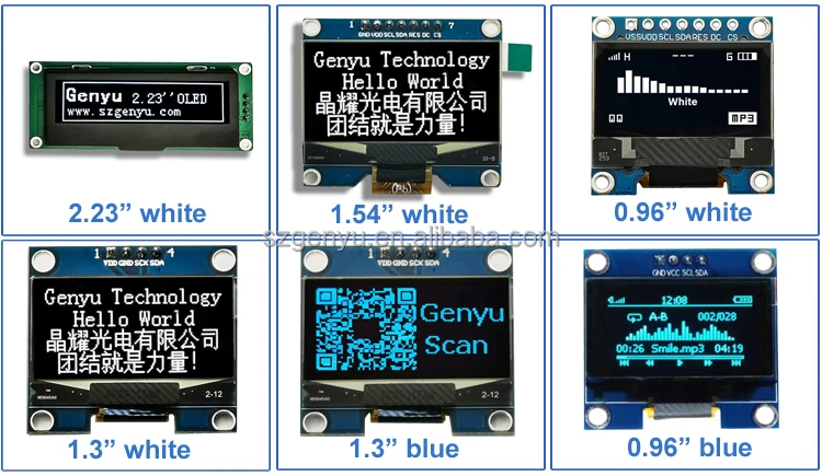 Mini OLED Display - 128X32 LCD Screen Module Panel