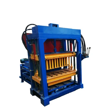 Cement Block Interlock Paver Sandcrete Solid Brick Making Machine - Buy ...