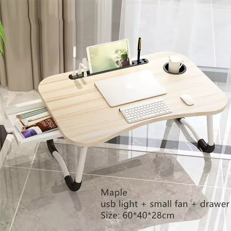 New Design Laptop Holder Foldable Wooden Laptop Collapsible Mdf Table ...