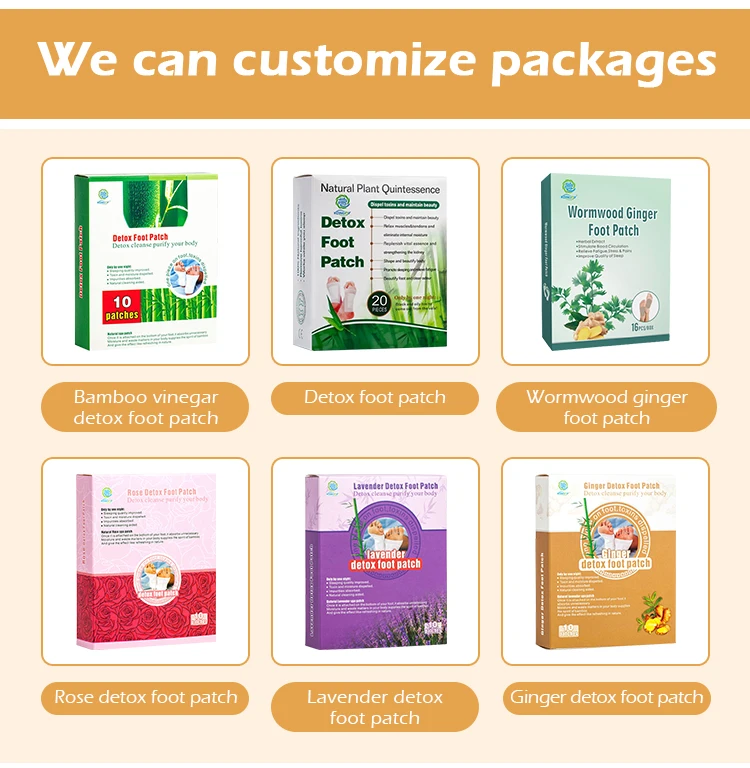 Oem Service Foot Detox Patches Relax Feet Vinegar Detox Foot Plaster ...