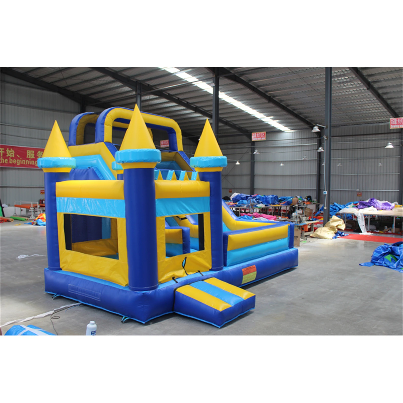 Large Kids Inflatable Bounce House for Outdoor Fun - Premium PVC ...