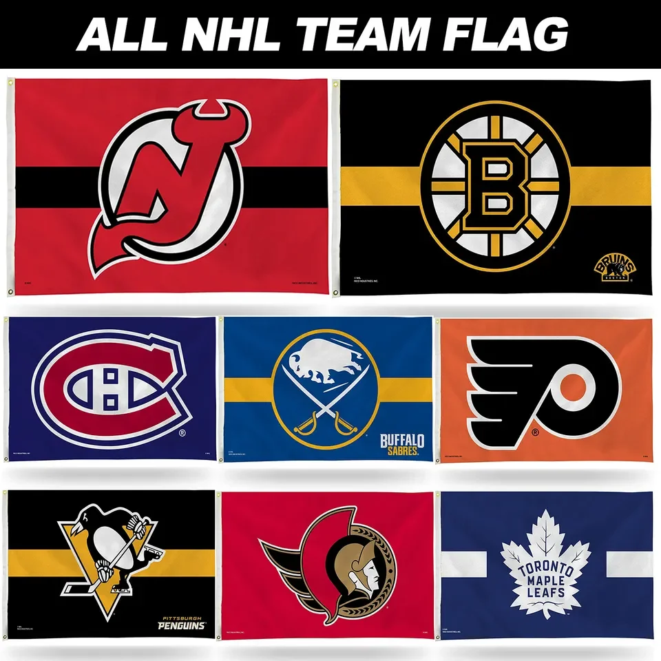 Custom Nhl Seattle Kraken Flag 3x5ft 100%polyester Seattle Kraken Nhl ...