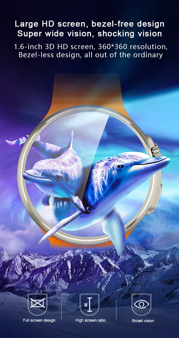 Wholesale Smart Watch V3 Ultra Max Series 8 Nfc Ip67 Circular Body ...