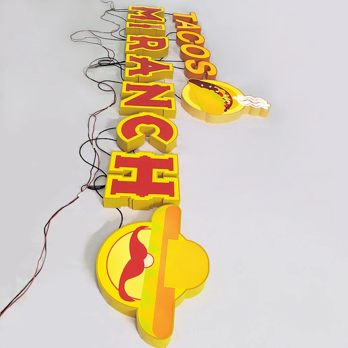 Waterproof Outdoor 3D LED Illuminated Letter Signage