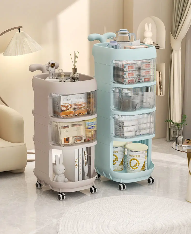 2024 New Wholesale Baby Storage Rack Multiprocess Plastic Storage Box ...