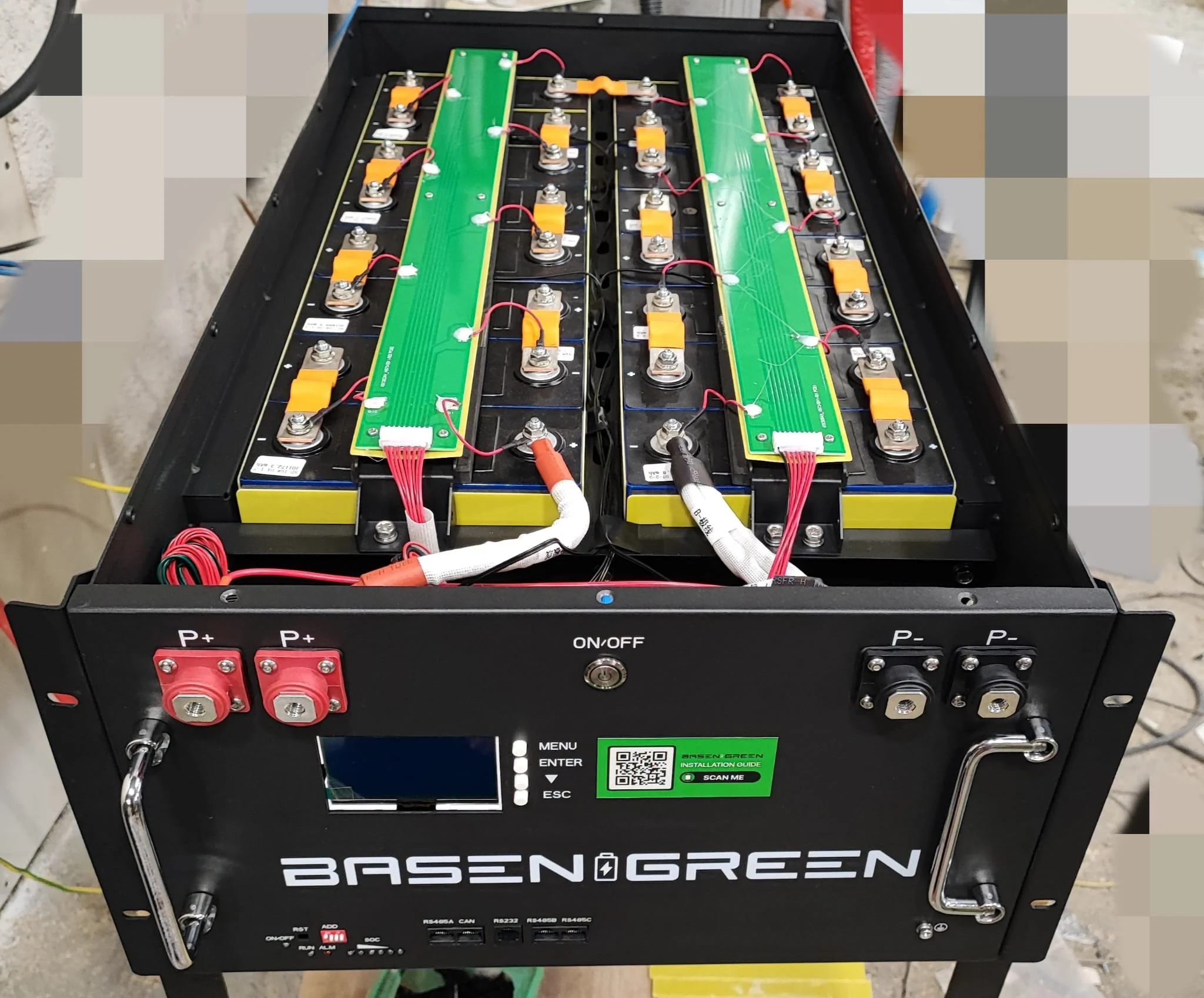 OEM 48V 230Ah Lifepo4 Battery Box Kit with 16S BMS & Customizable Design