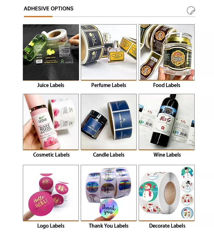 Fancy Adhesive Custom Small Round Roll Sticker Printing,Gold Printing ...