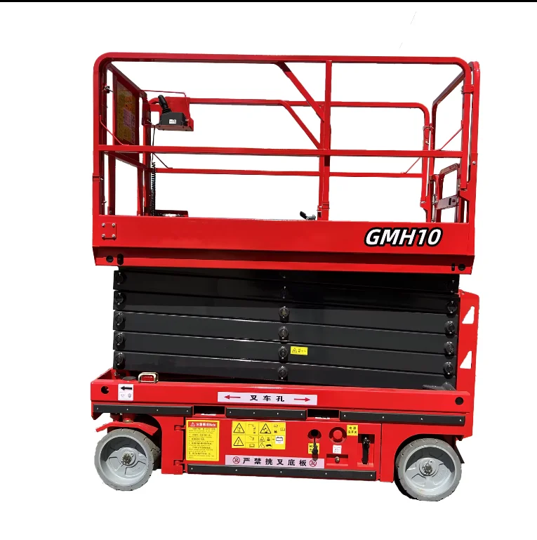 Self-propelled Electric Scissor lift Model number GMH10 and Hydraulic ...