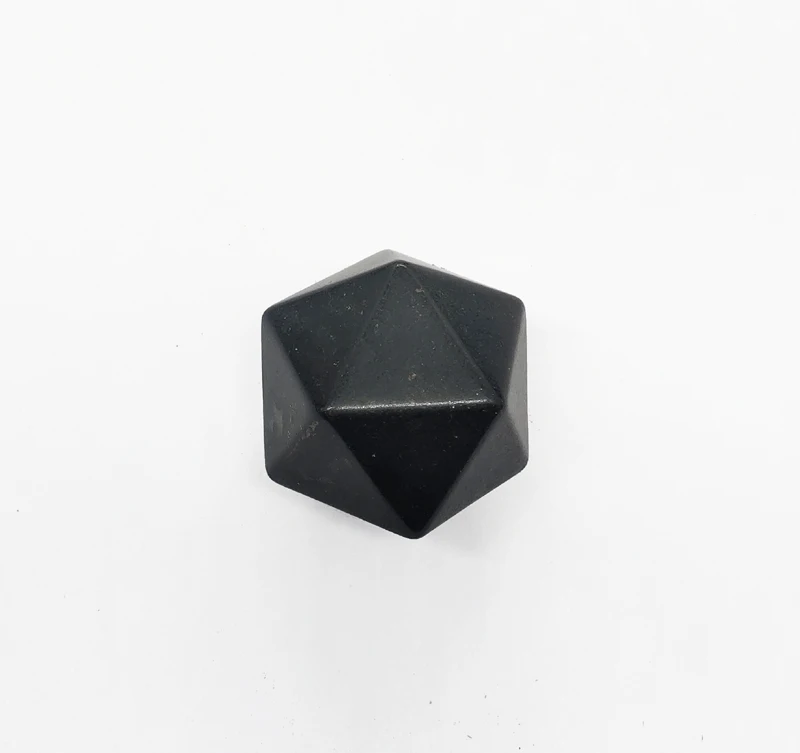 Unique 20 Sided Polyhedron Obsidian Whiskey Stones Beverages Chilling Rocks Wine Chiller - Buy ...