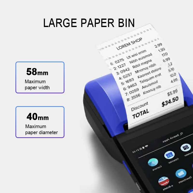 Kingtop V510 Pos Terminal: Mobility And Printing For Outdoor Events ...