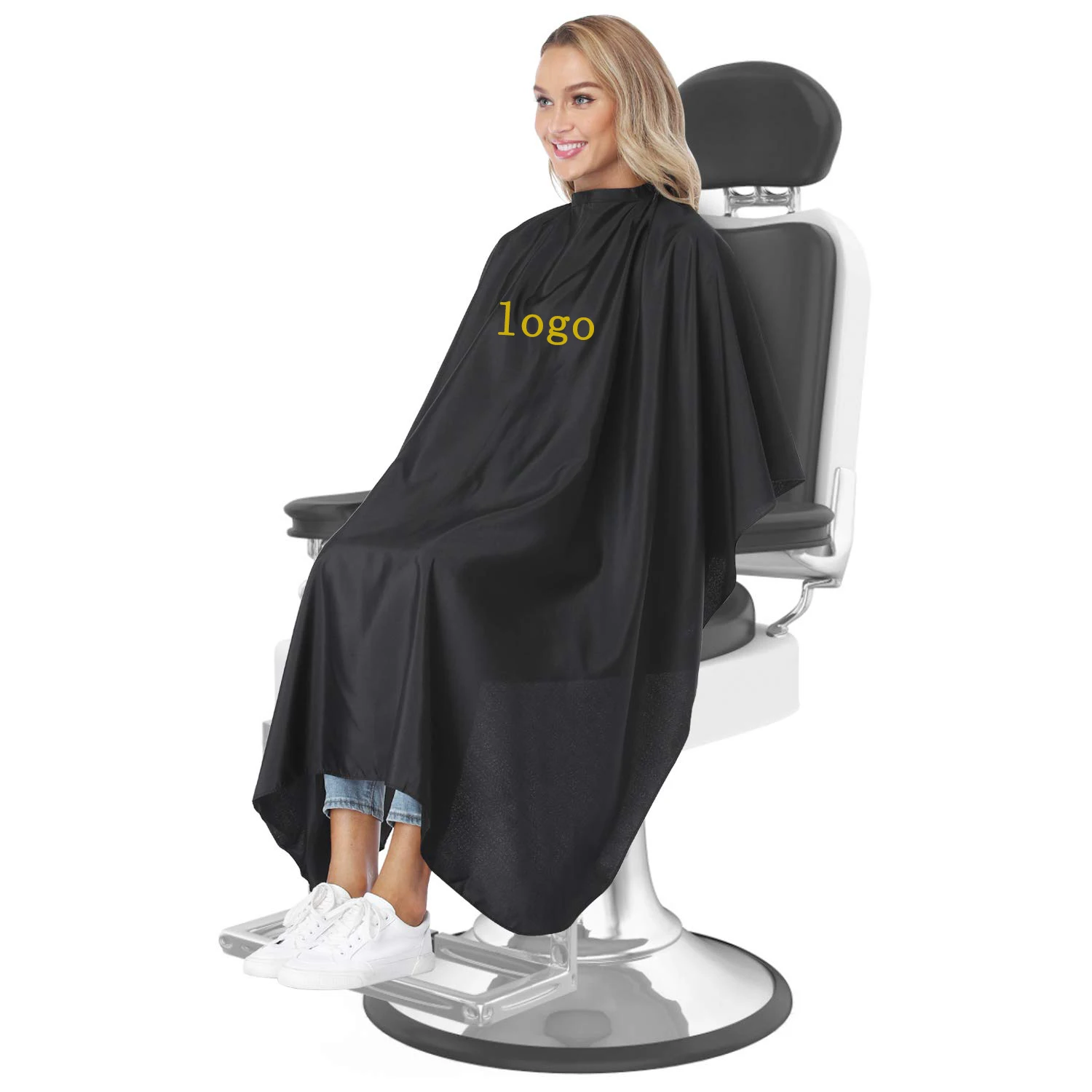 Maihary Gown Custom Hair Cutting Logo Salon Hairdressing Barber With ...
