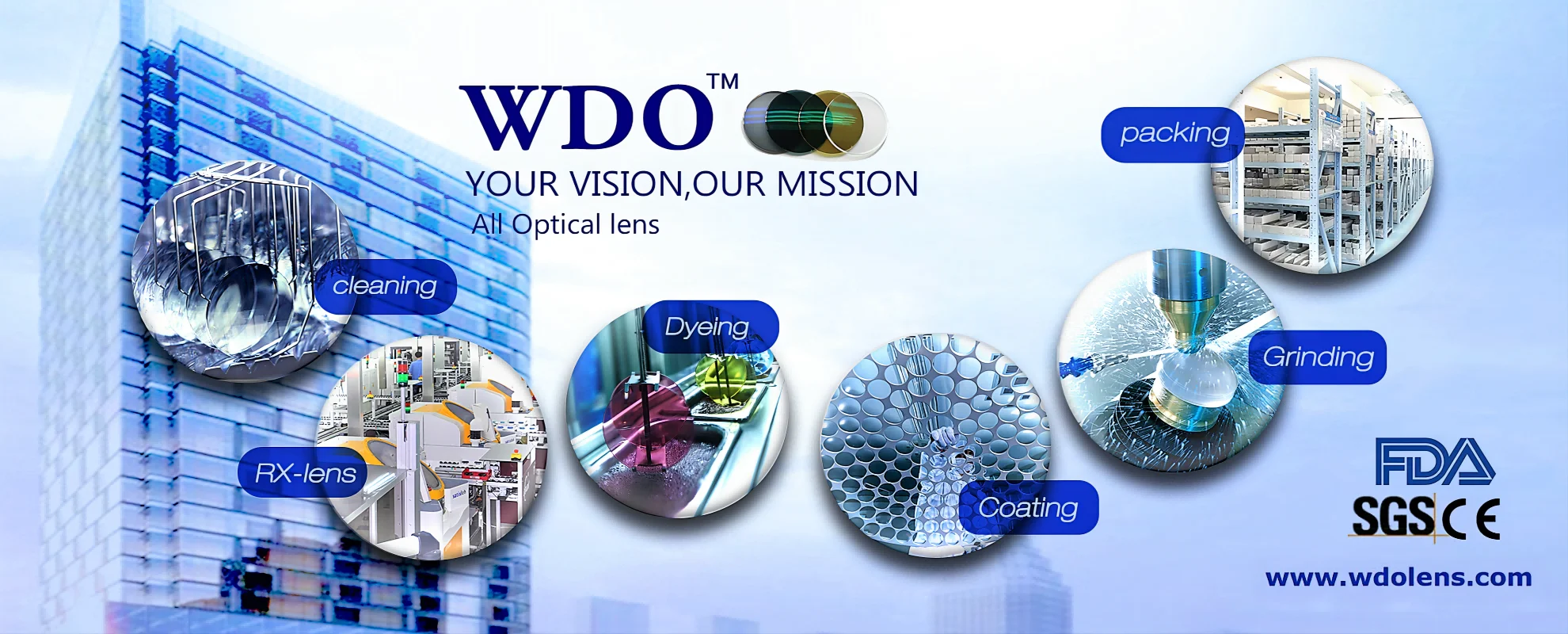Weihai Dingxin Optical Co., Ltd. - Photochromic Lens, Blue Cut Lens