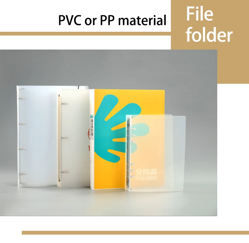 Office Stationery Supplies A4 Pp Folder For Documents Plastic File ...