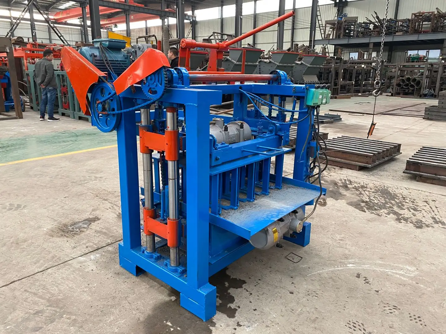 High Efficient Hollow Brick Machine - Manual Block Making