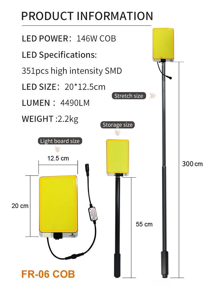 360° Light - Ultimate Outdoor Camping Lamp - 4821LM COB LED