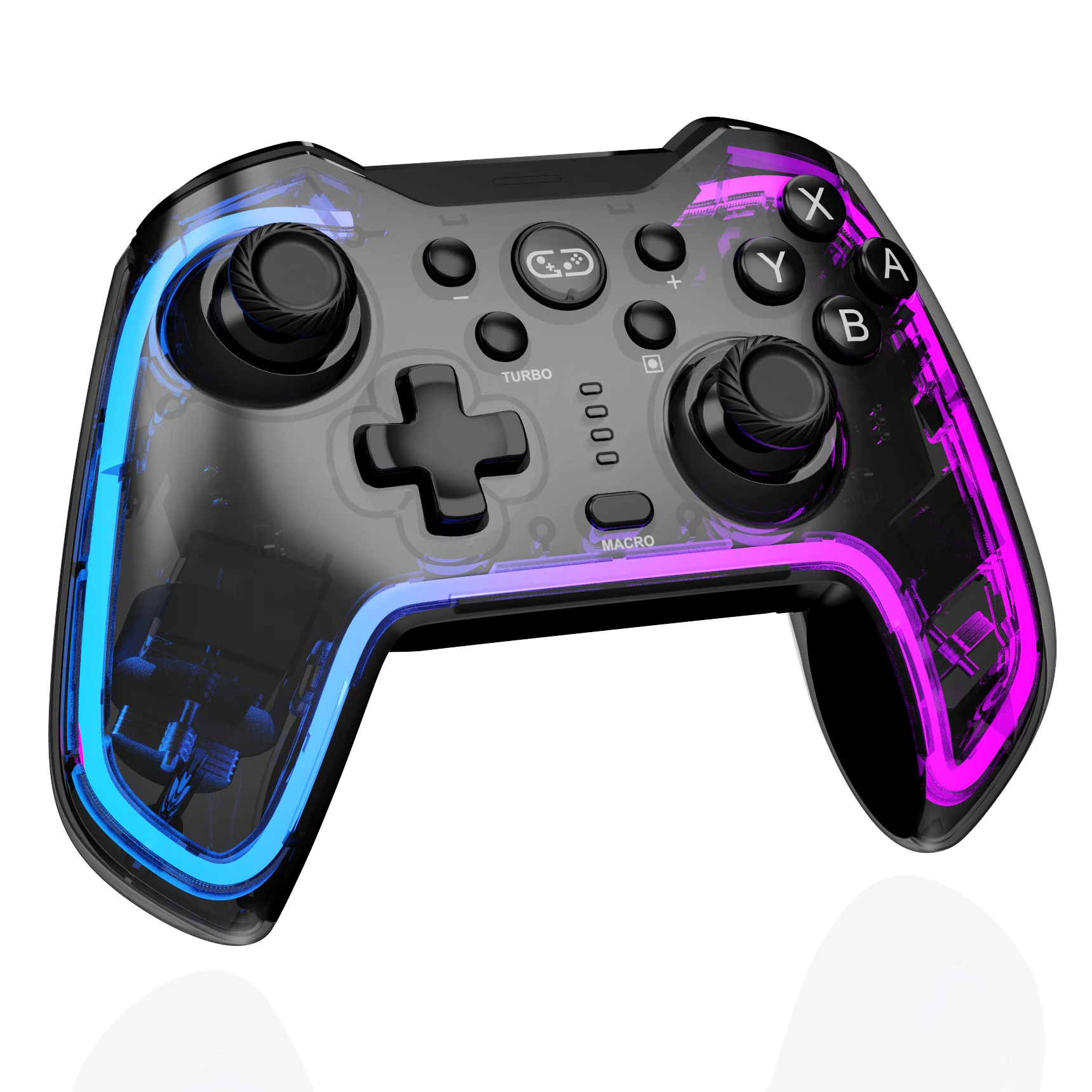 Saitake RGB Wireless Gaming Controller Programmable Buttons Ergonomic ...