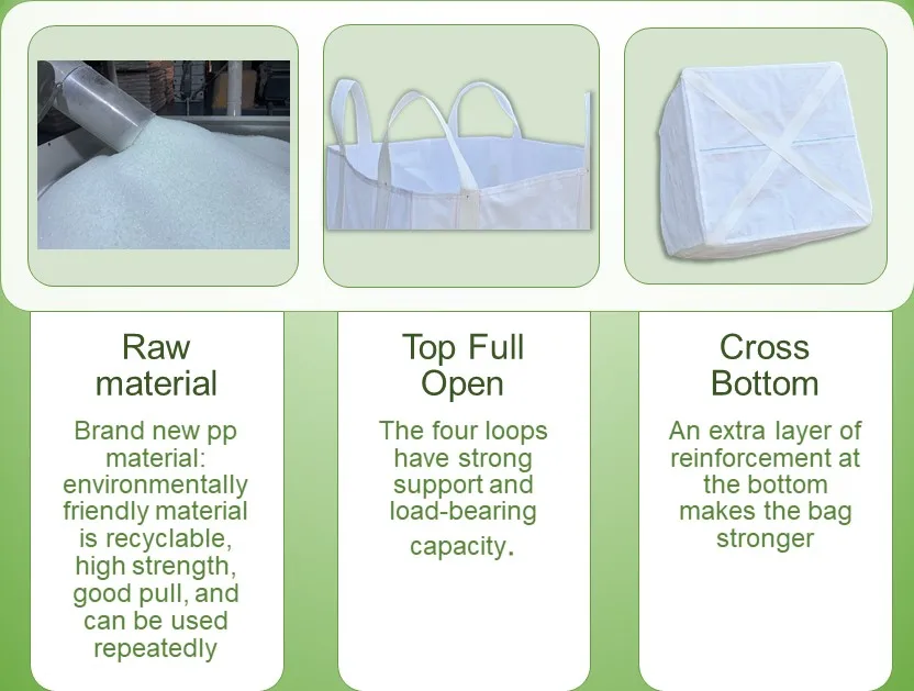 New Polypropylene Recyclable Fibc Bulk Jumbo Big Bags For Packaging ...