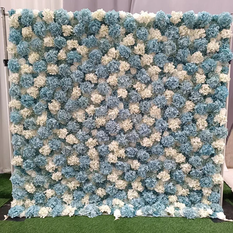 S037 Custom Flower Wall Panel Backdrop Flower Arrangement Wedding ...