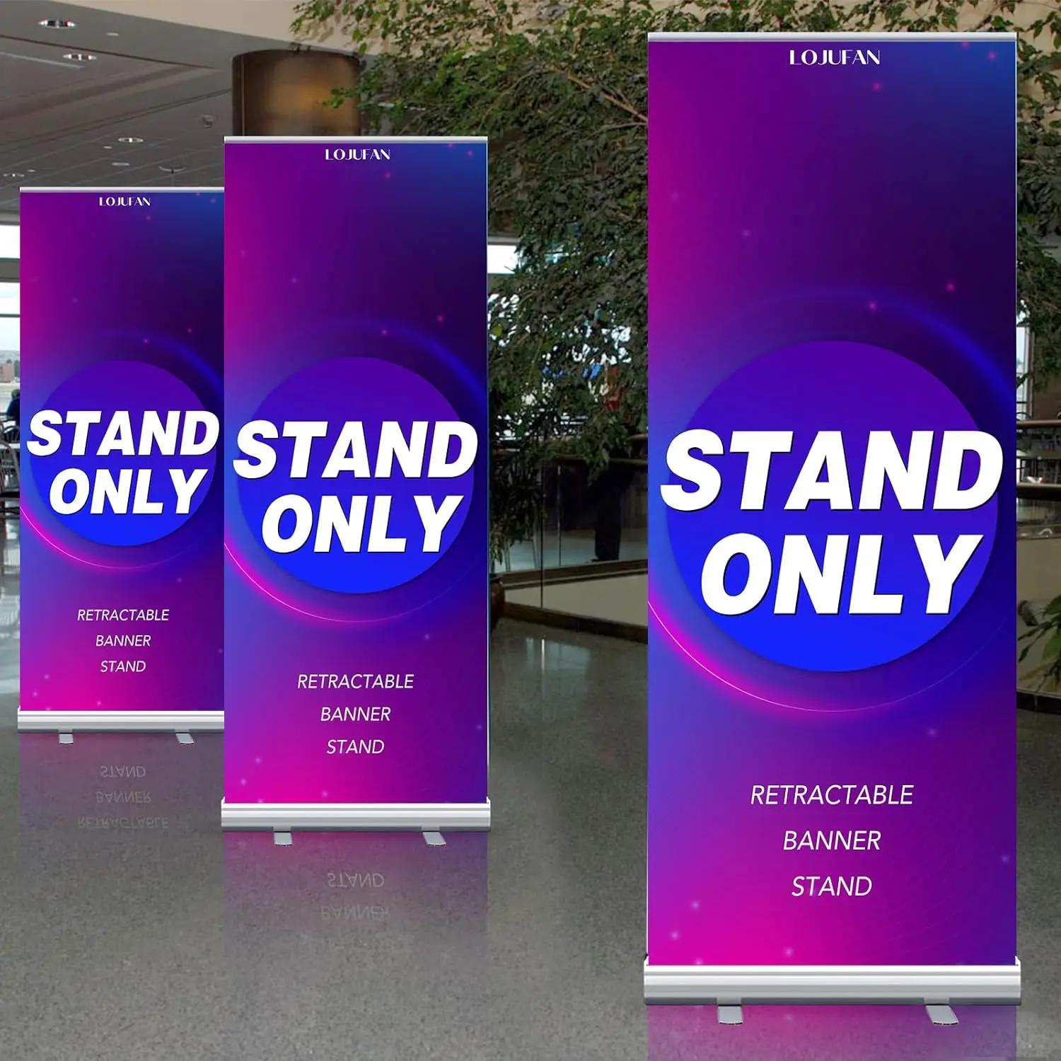 Aluminum portable pop up stand banner stand up banner Roll Up Banner ...