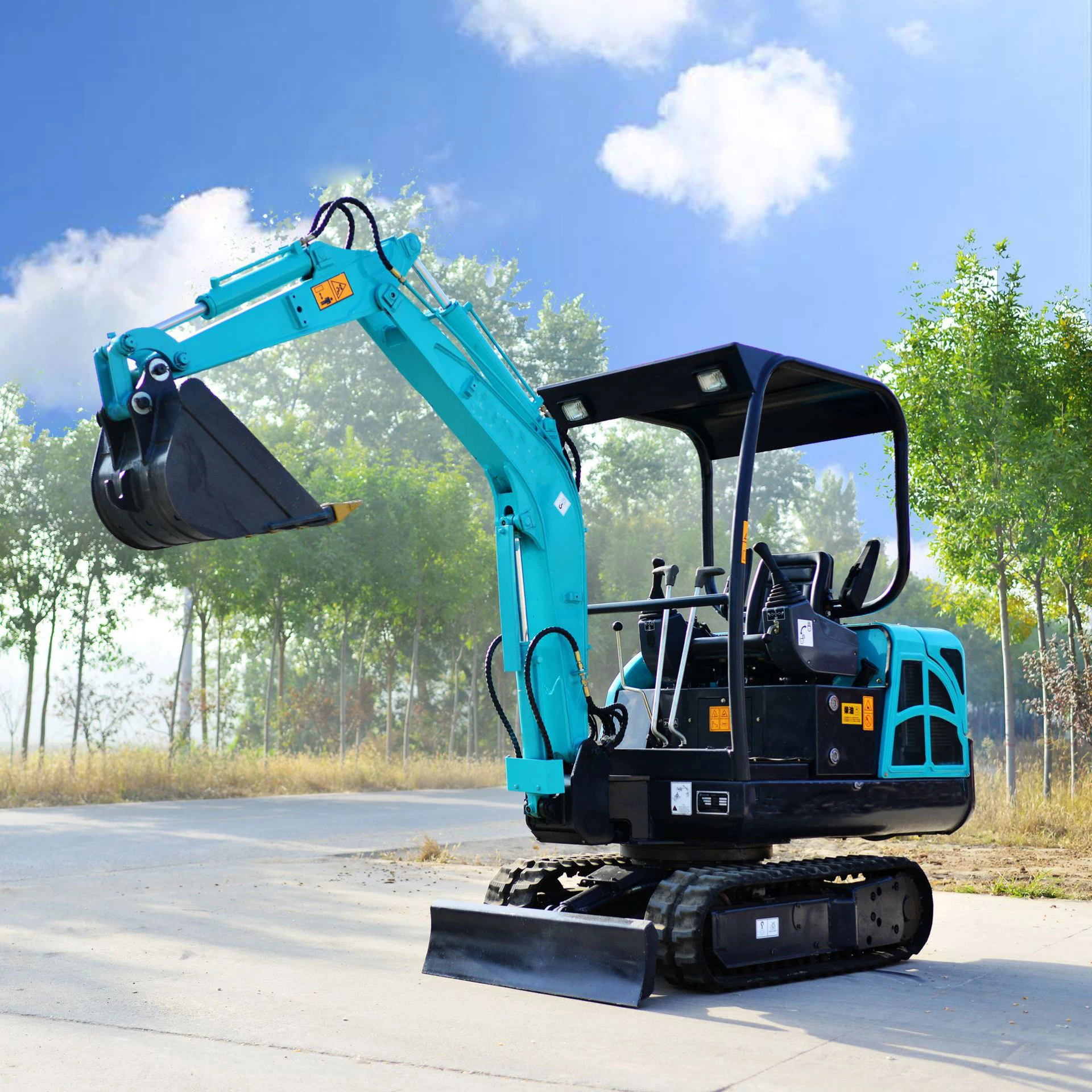 Excavator 2 Ton Mini Backhoe Loader Excavator 1.8ton| Alibaba.com