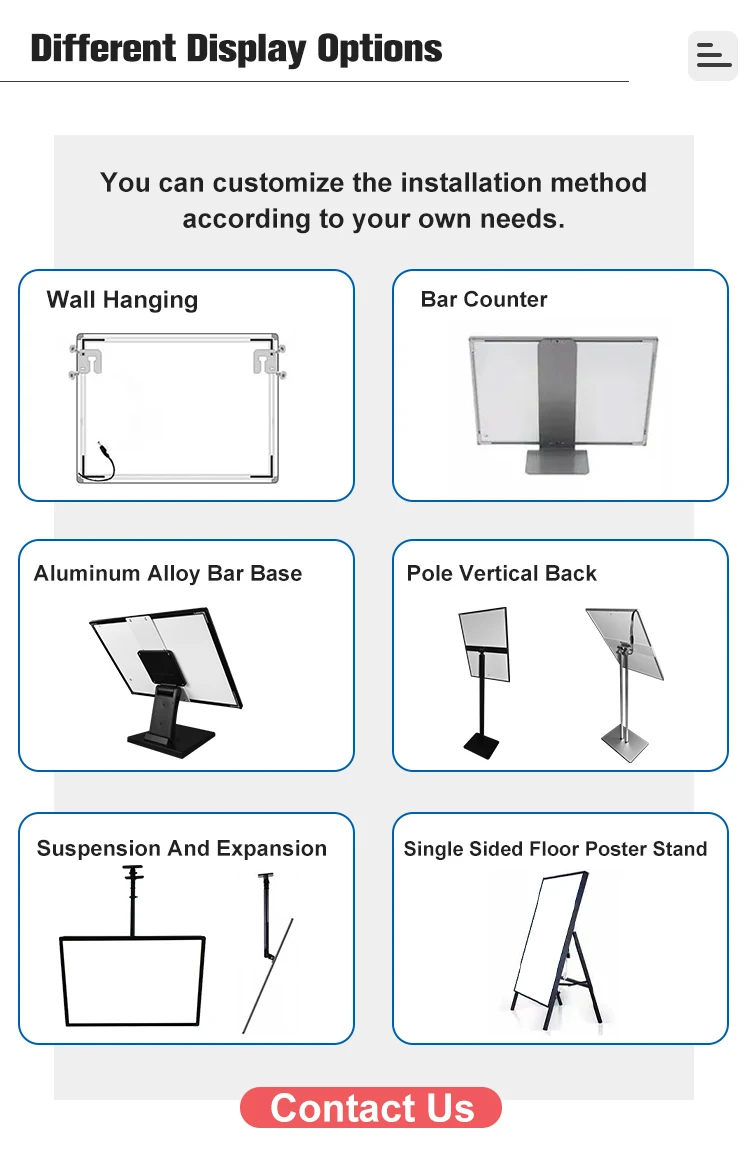 High Display Index Outdoor Advertising Display Double Pole Floor ...