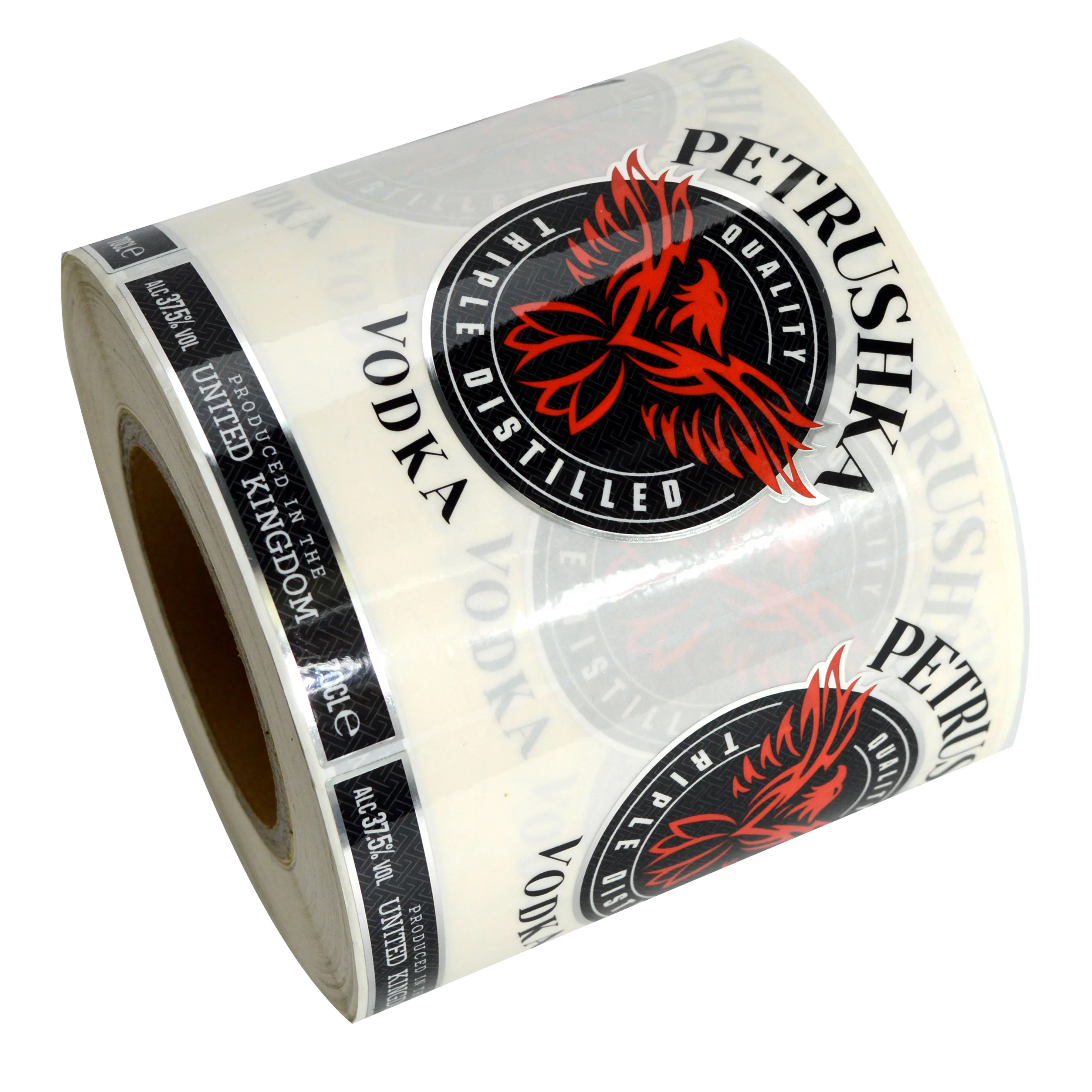 Premium Textured Paper Wine Bottle Label - Waterproof & Customizable