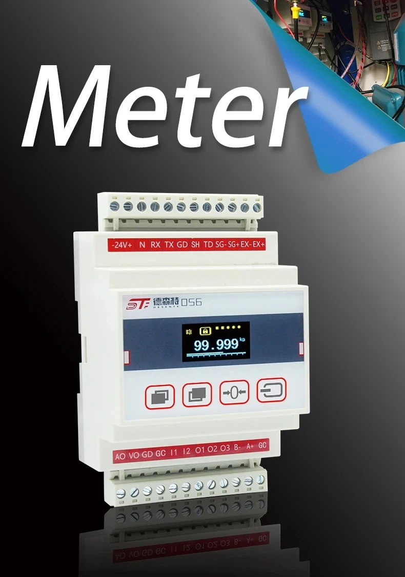 Rs485 Anti-interference Transmitter,4-20ma/0-10v Weighing Display,Force Sensor & Signal ...