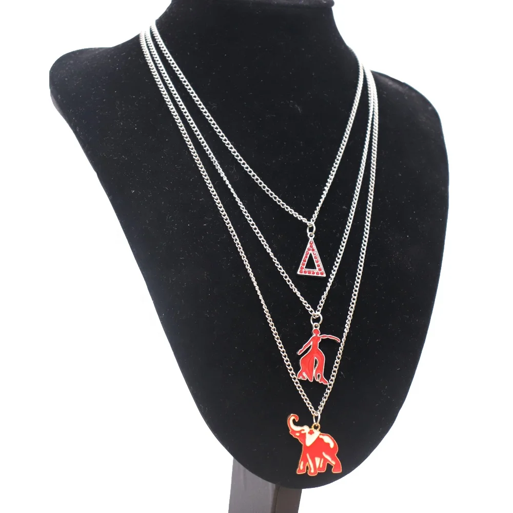 Red Crystal Greek Letter Delta Sigma Theta Fortitude Elephant Dst Label ...