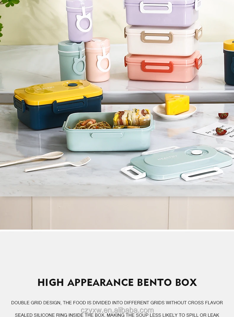 Environmentally Friendly Lunch Box Compartment Lunch Container ...