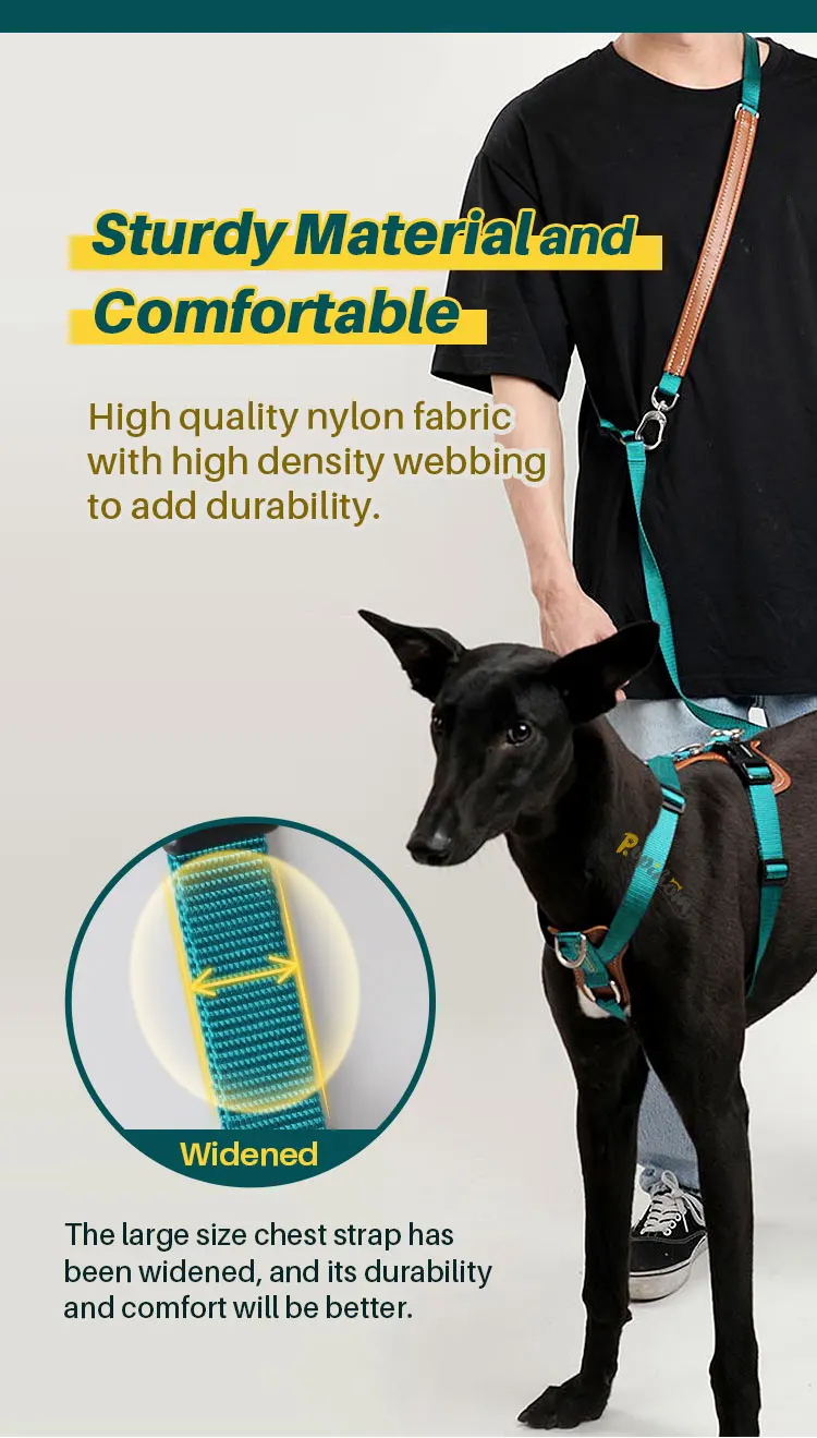 Explosion Proof Punch Puppies Walking Dog Chain Type Training Pet Chest ...