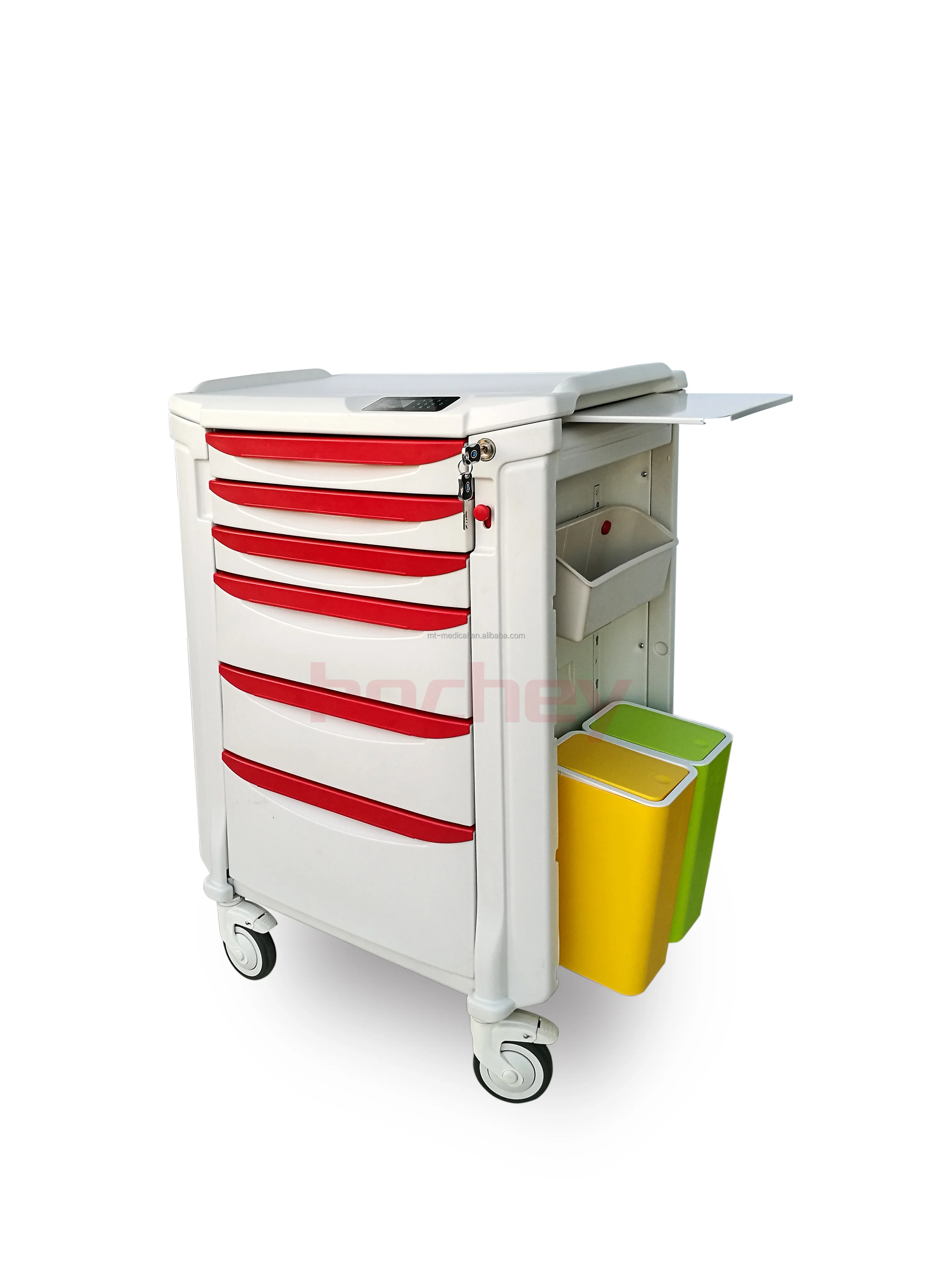 Mt Medical Hospital Trolley 3 Drawers Anesthesia Emergency Crash ...