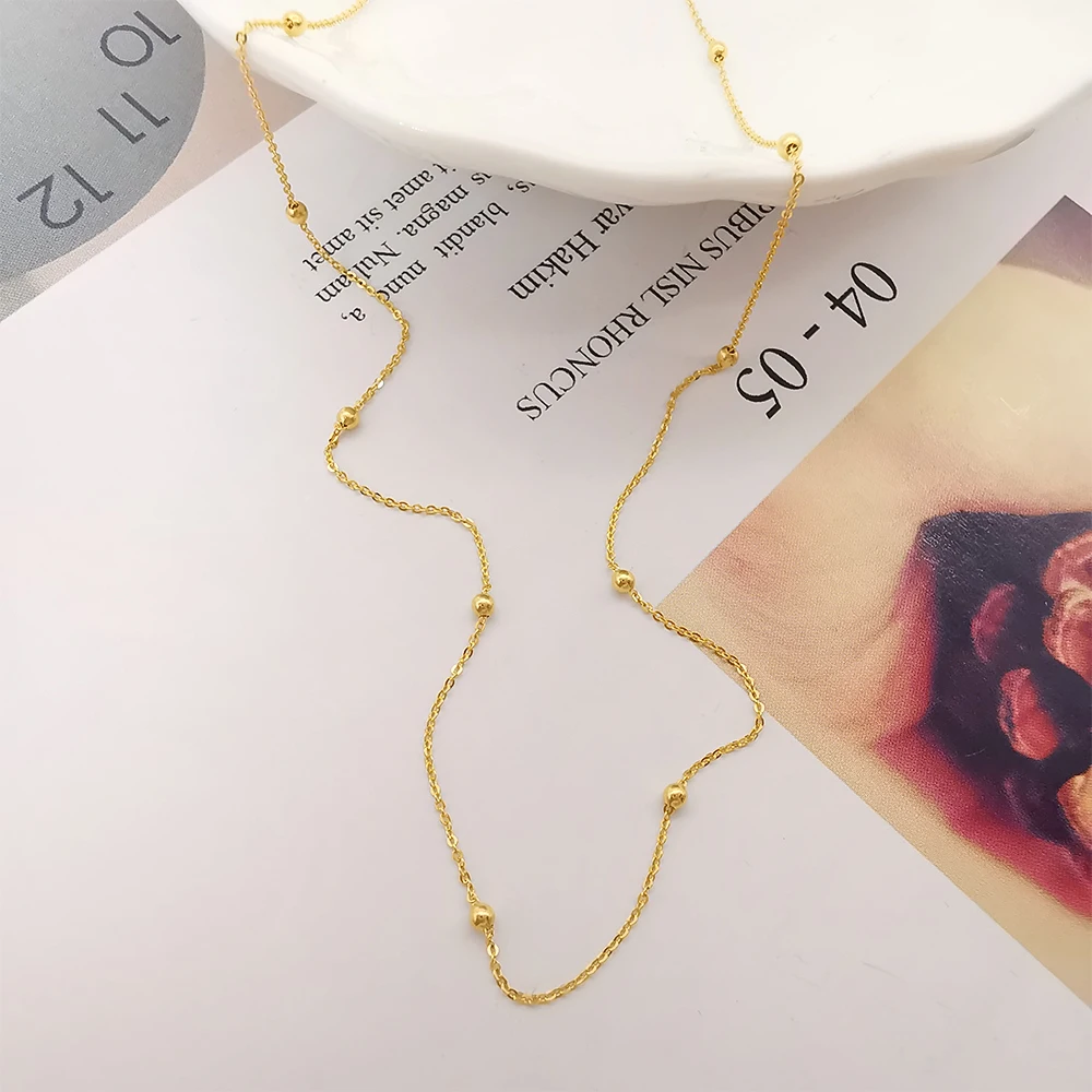 Shop Our 18k Gold Necklace Collection - Trendy & Durable