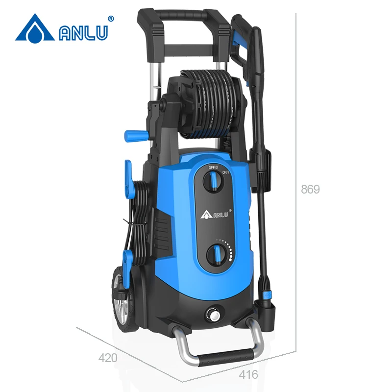 2000w 150 Bar Portable High Pressure Washer for Car Cleaning