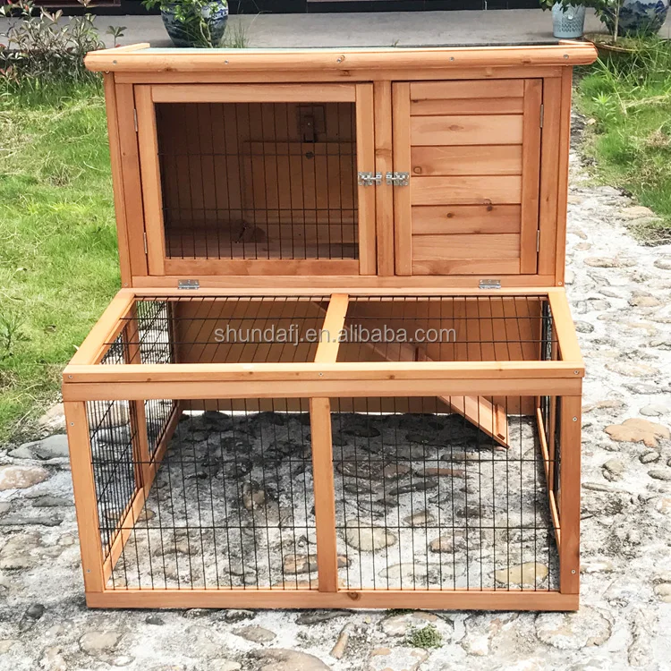 Sdr012 Large Run Wooden Rabbit Hutch Custom Rabbit Hutch - Buy Large ...
