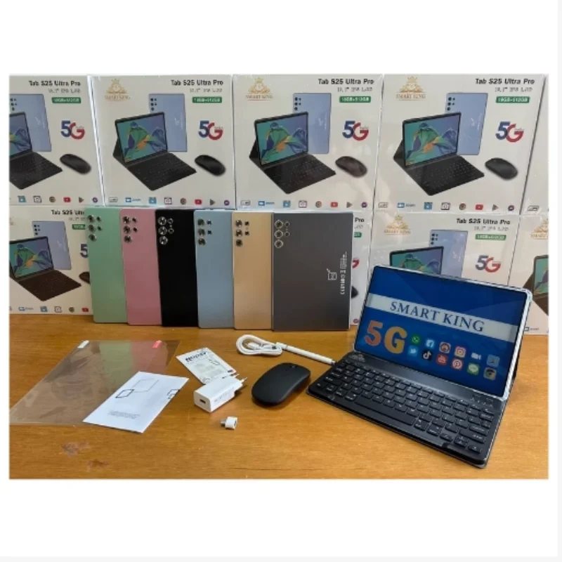 Smart King Tablet S25ultra Pro Ips Pantalla 2sim Esposa Android15 Niños ...