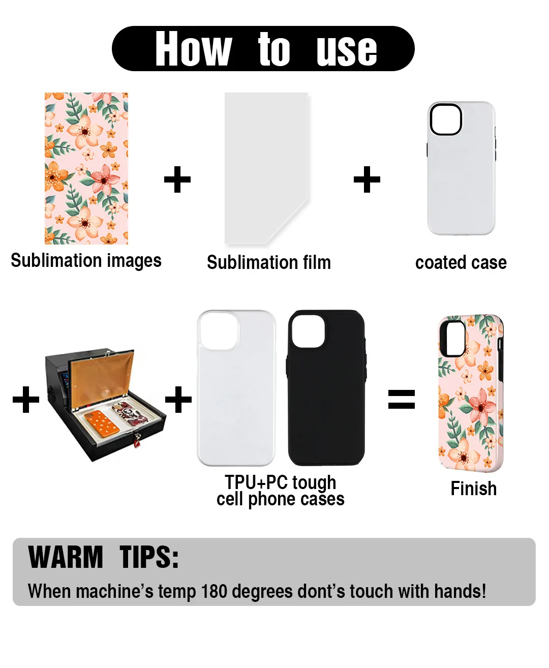 3D Sublimation Blank Cell Phone Case for Iphone 15