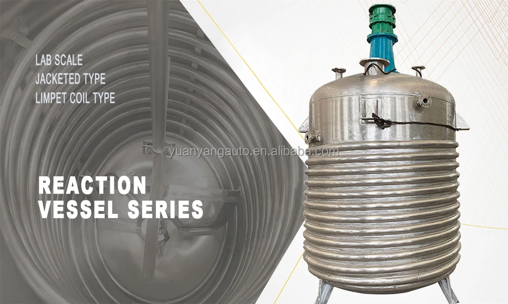 6000L External Coil Type Stirred Tank Reactor - Durable & Efficient