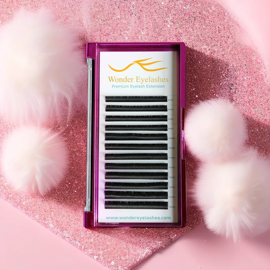 Wholesale Classic Hybrid Volume Mega Silk Lash Trays Matte Black Lash ...