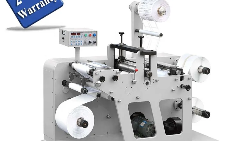 Usk420 Automatic Blank Label Vinyl Sticker Rotary Magnetic Cylinder Die ...