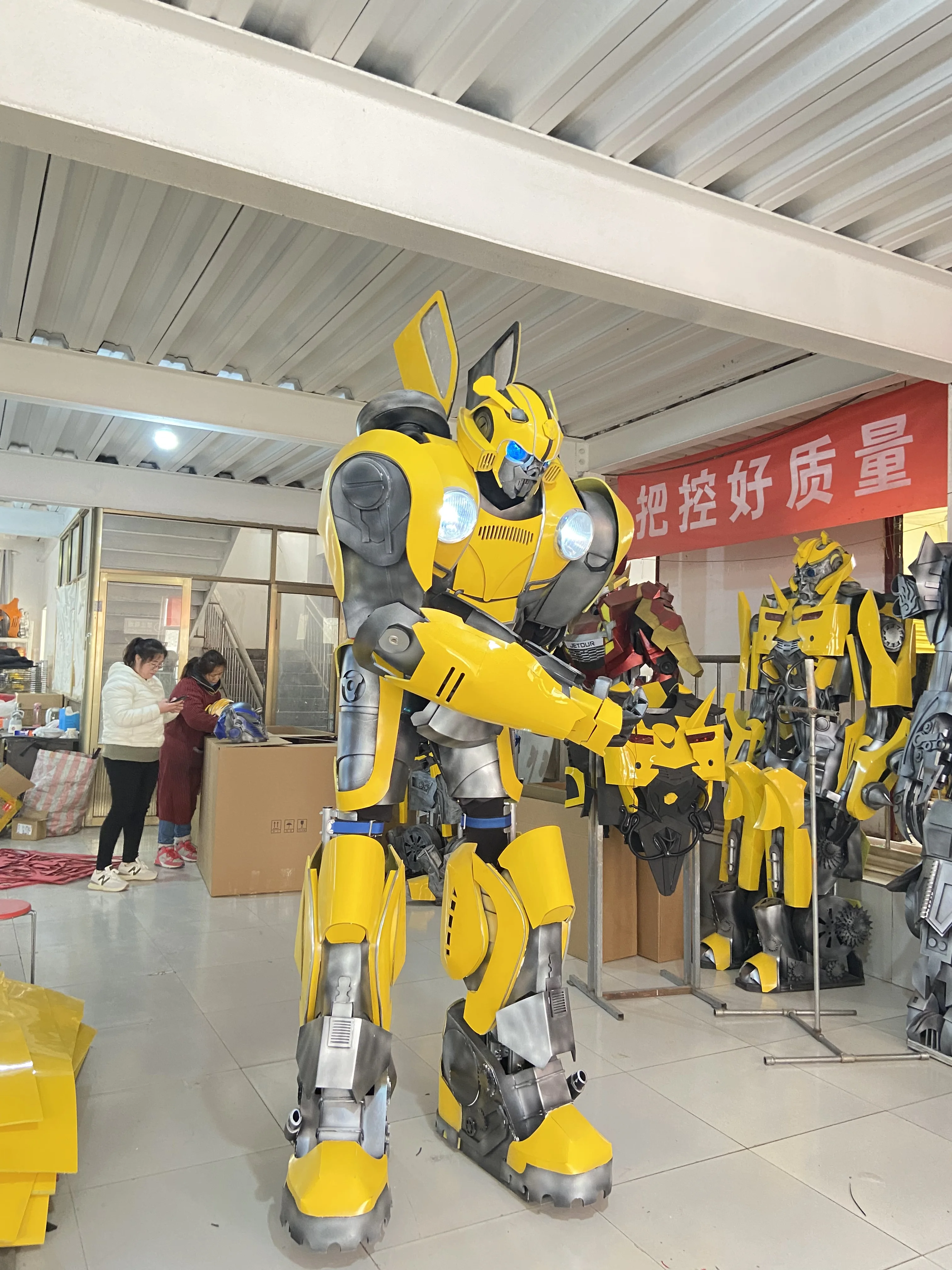 Giant Wearable Robot Mascot Costume 2.7m Tall Realistic Robot Costume ...