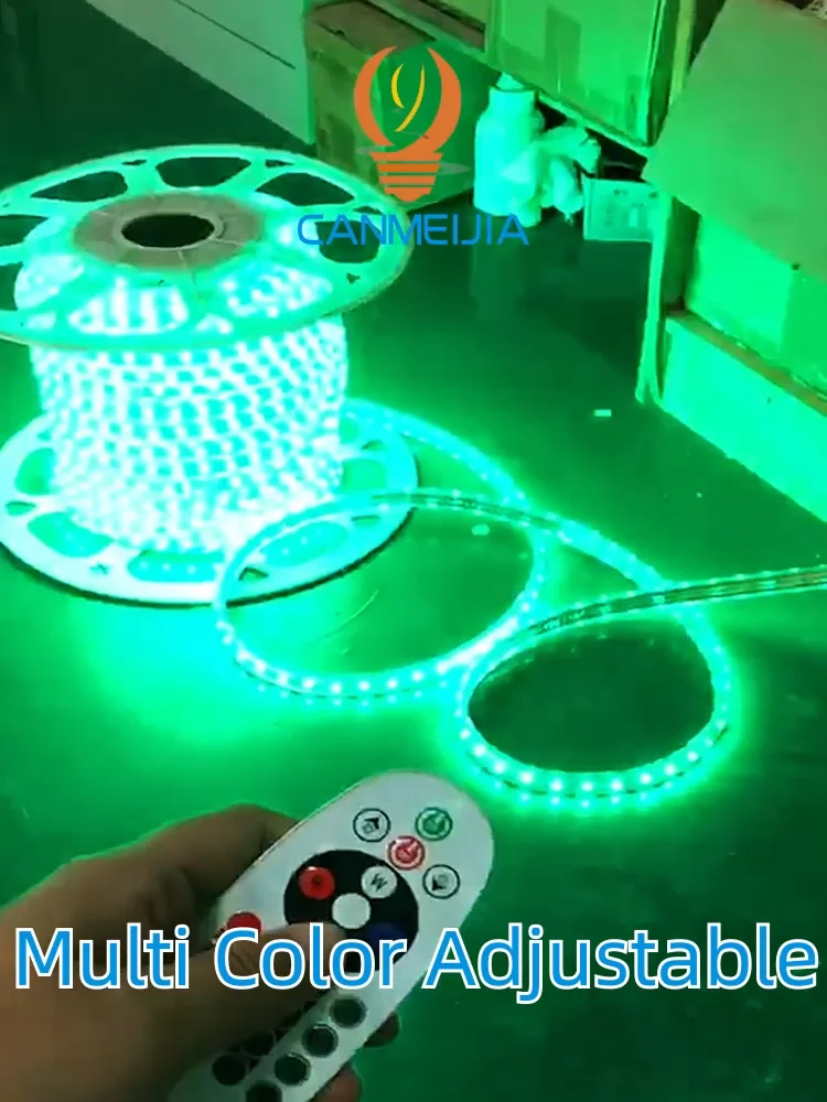 220v 12v Decoration Led Smd 5050 Rgb Remote Control Waterproof Led ...