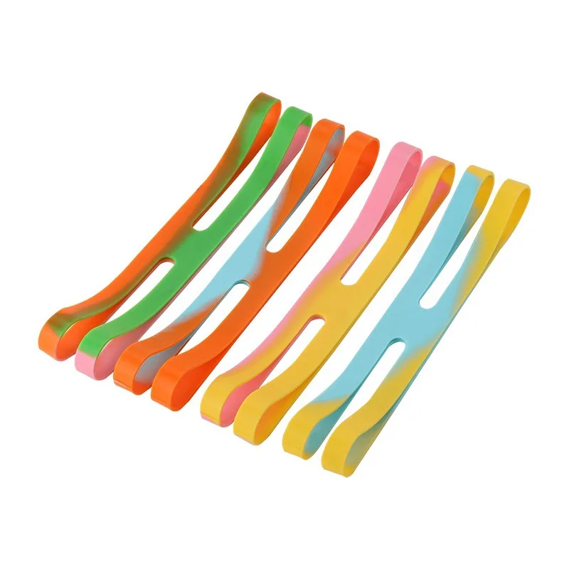 H Band Silicone Rubber Bands Assorted Color Elastic Rubber Wrapping Bands