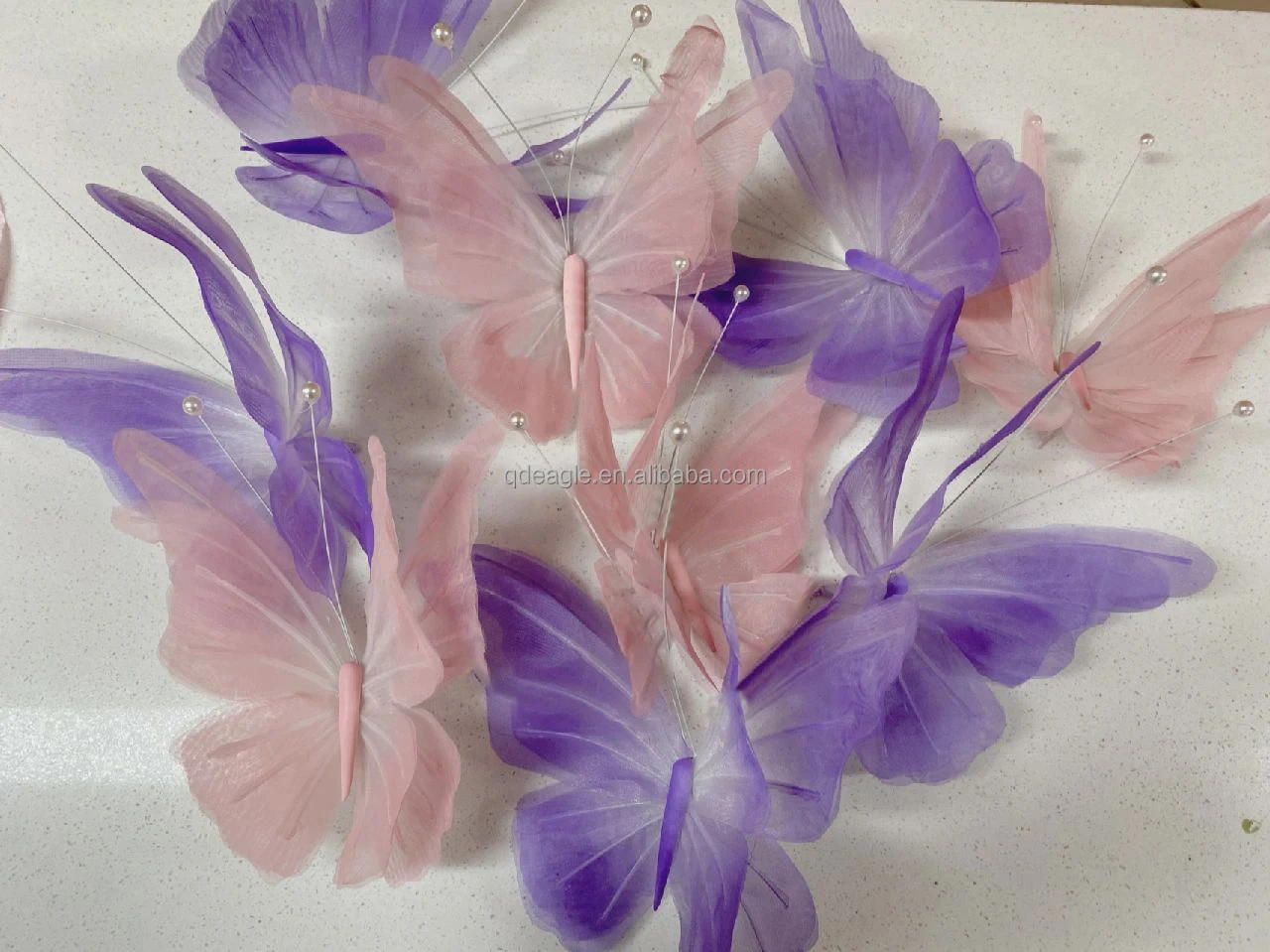 Wedding Butterfly Arch Decoration - Elegant Organza Silk Butterflies