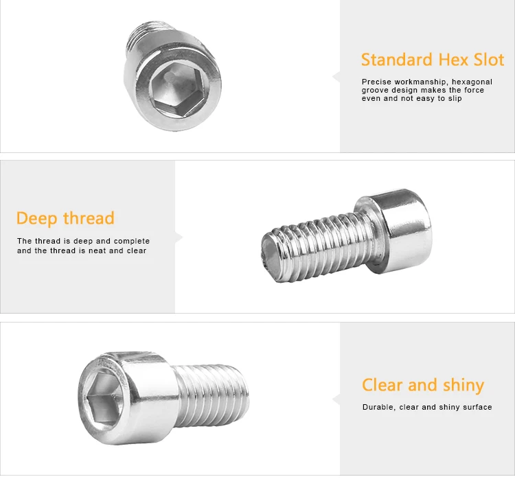 Inner Hexagon Recess Hex Drive Tipe Cylindrical Cup Head Screw Self ...