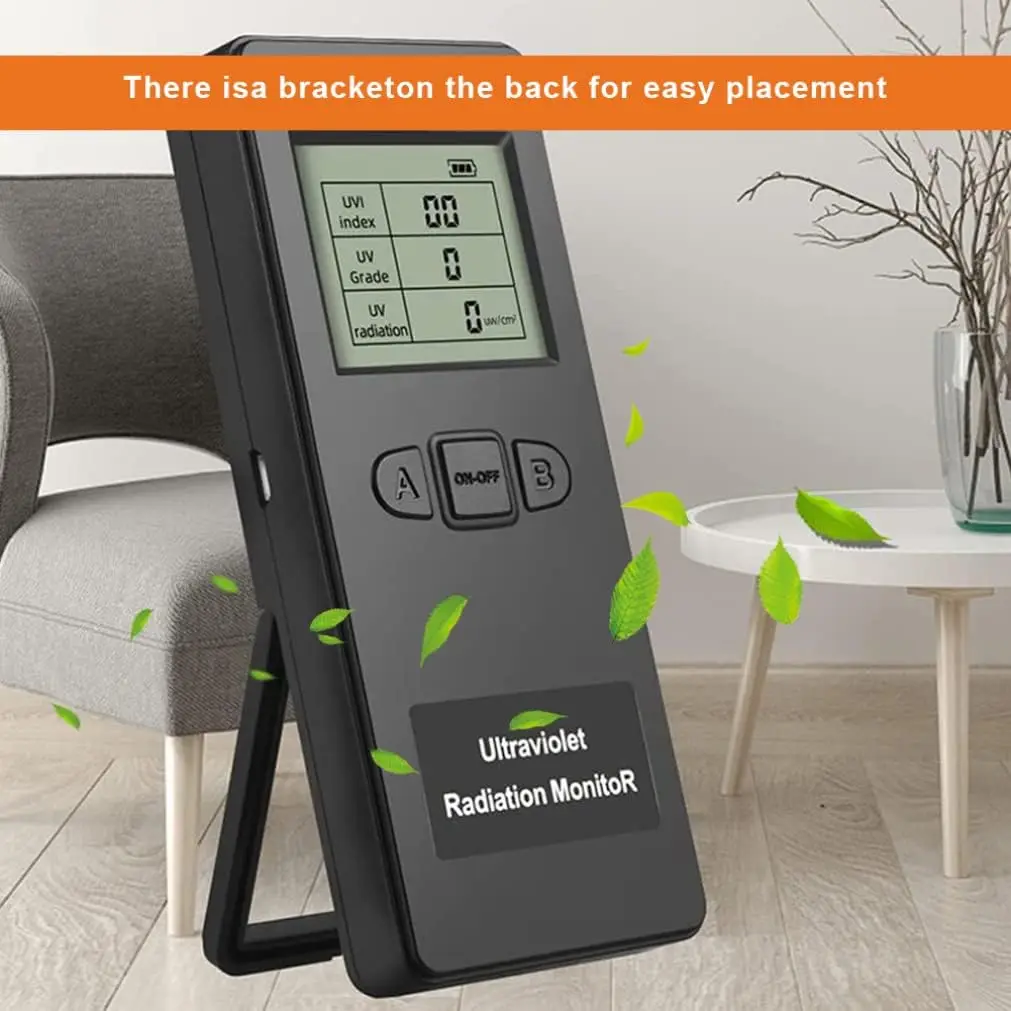 Hand-held UV Radiation Detector - Measure Sunlight & Lamplight