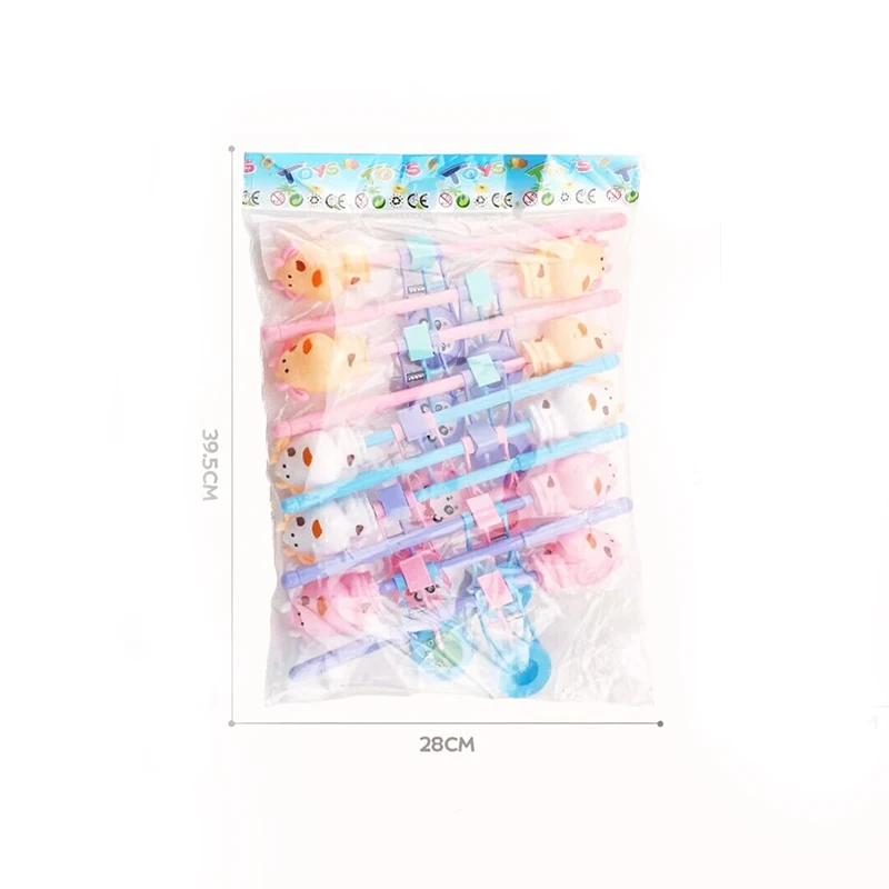 Kids Cartoon Rattle Drum Handle Clapping Castanets Board For Baby ...