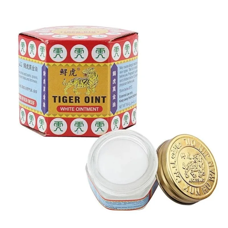 Red White Tiger Oil - Pain Relief Ointment by Qiao Fusheng